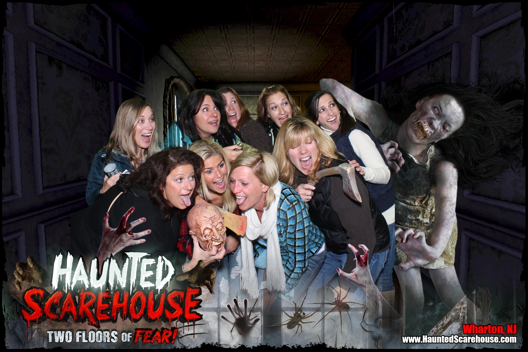 Come get scared this season at the Haunted Scarehouse